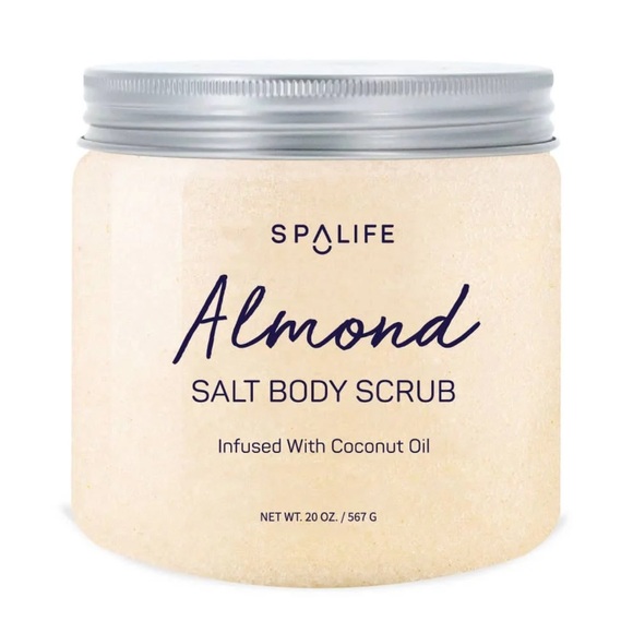 SpaLife | Bath & Body | Nwt My Spa Life Almond Salt Body Scrub Infused ...